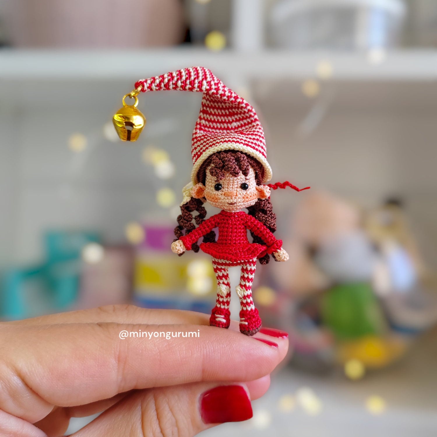 Miniature Amigurumi Cute Elf Pattern English, Crochet Tiny Elf Doll ...