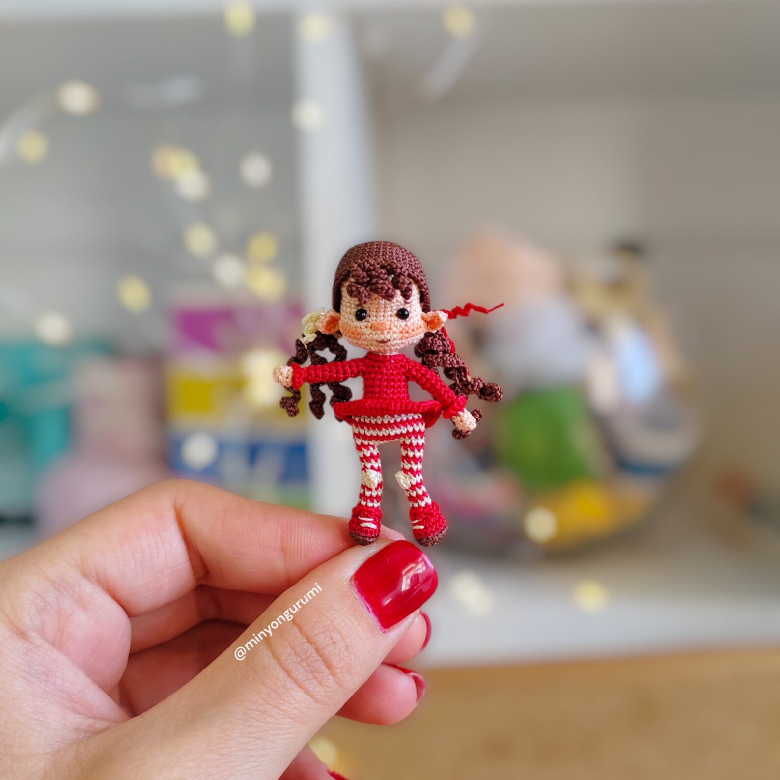 Miniature Amigurumi Cute Elf Pattern English, Crochet Tiny Elf Doll ...