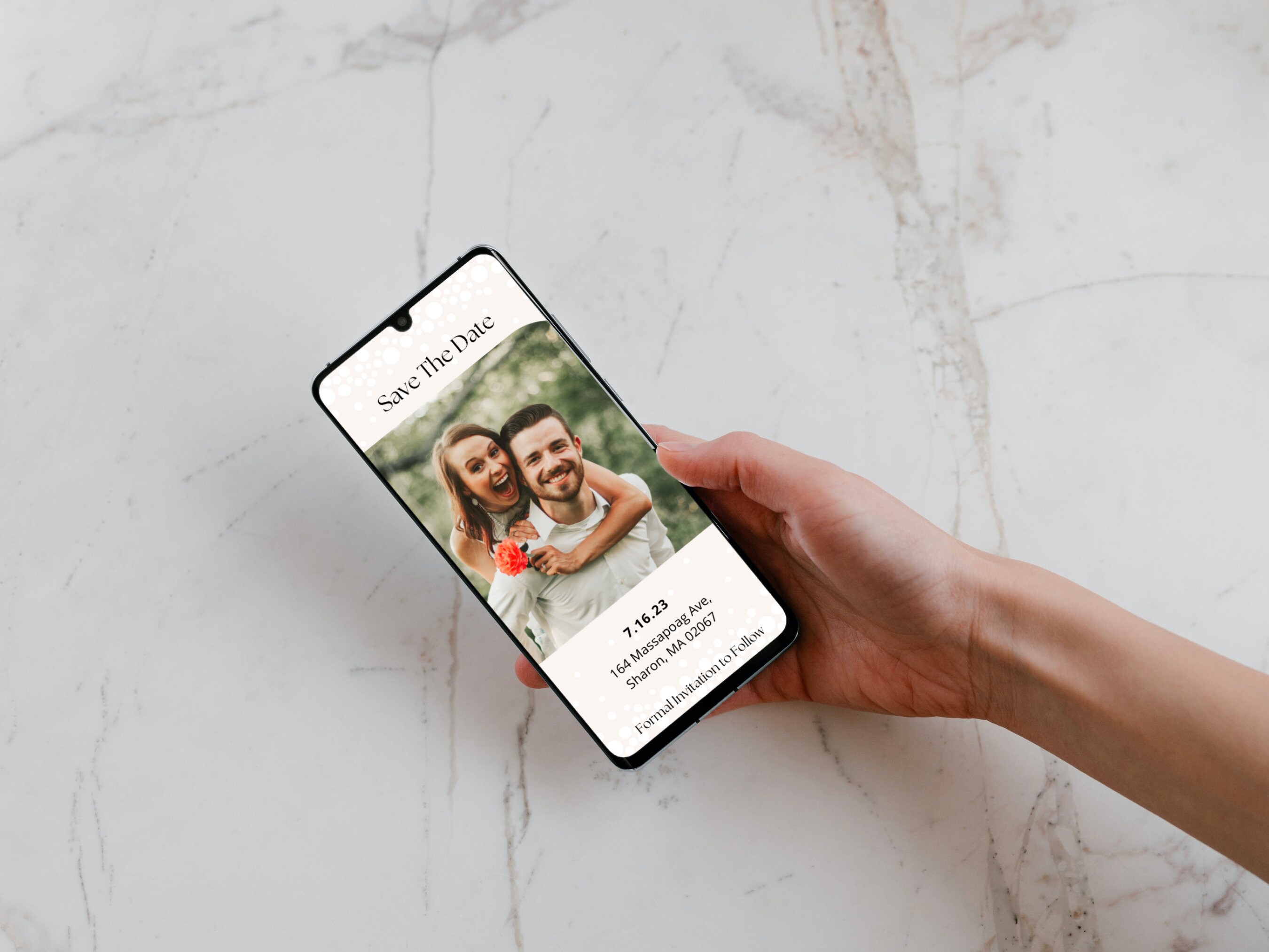 Simple Save the Date Template Neutral Save the Date Mobile - Etsy