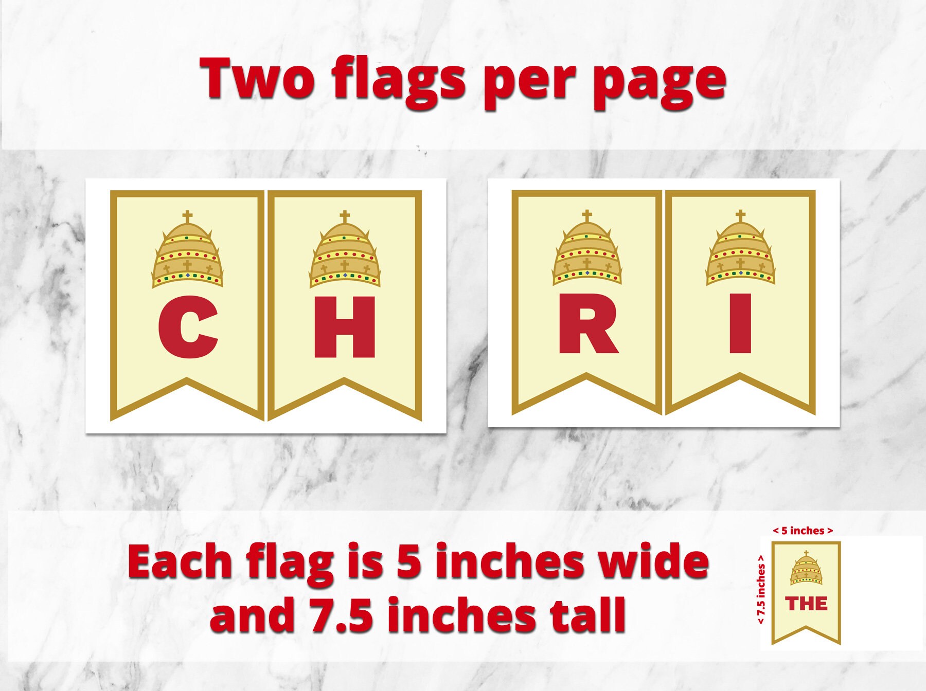 Christ the King Printable Banner - Etsy
