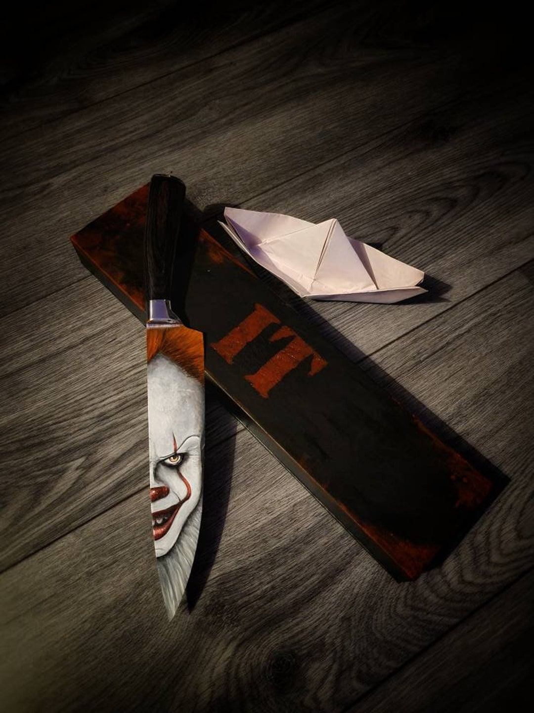 IT Horror Handbemalt Clown Messer Stephen King - Etsy Österreich