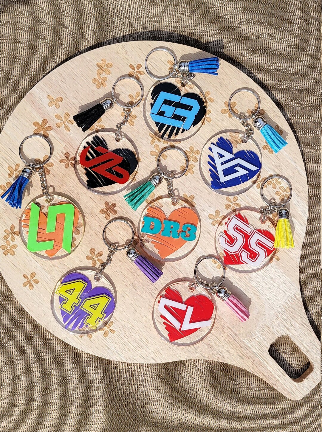 F1 Driver's Keychain Key Tags Key Rings Hamilton - Etsy