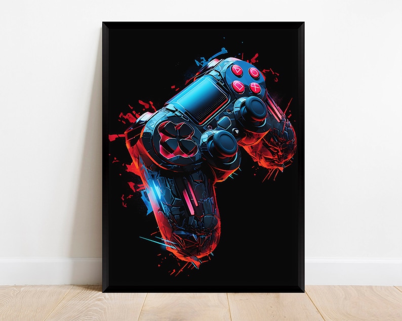 Modern Gaming Wall Murals Gaming Room Decoration Gaming Motifs Football ...