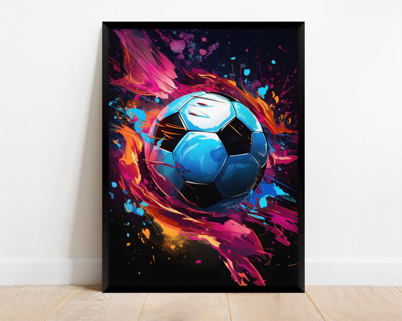 Modern Gaming Wall Murals Gaming Room Decoration Gaming Motifs Football ...