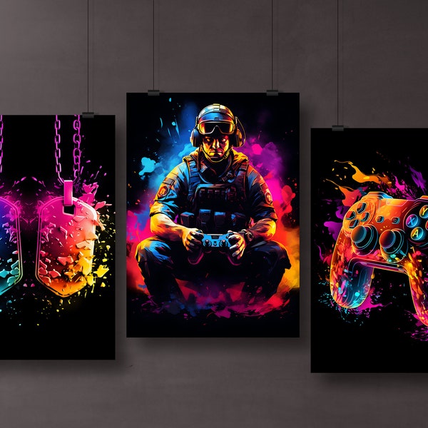 Game Room Mural - Etsy