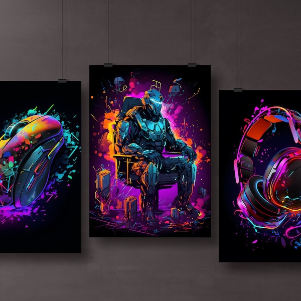 Gaming Prints - Etsy