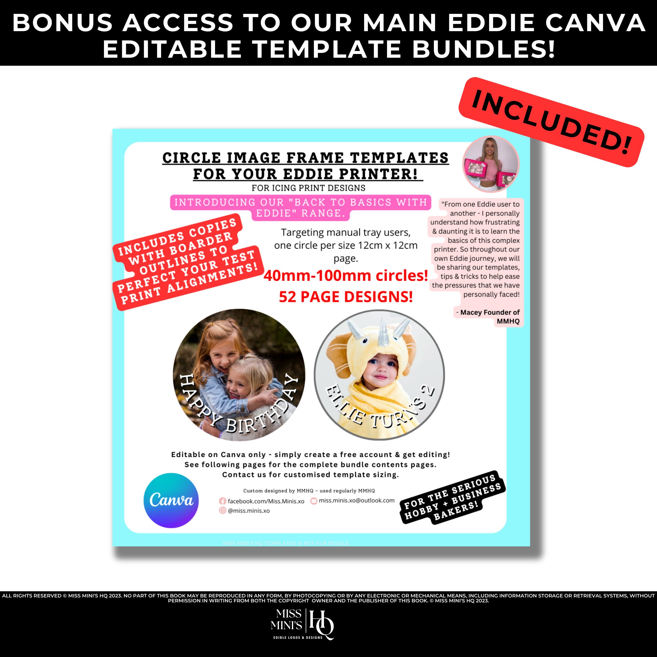 The Official MMHQ EDDIE PRINTER Workbook! for the Creative, Serious ...