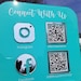 Pop up Shop Sign | Multi QR Code | QR Code Sign | Instagram | Facebook ...