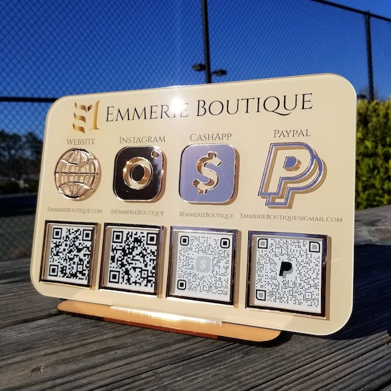 Scannable QR Code 4 Icons Qr Code Multi Qr Code Qr Code - Etsy