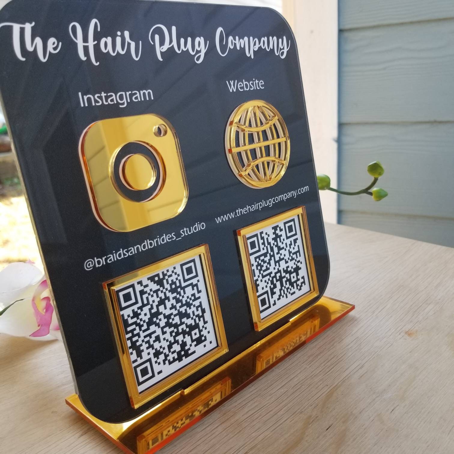 Instagram Sign for Business Multi QR Code Sign QR Code - Etsy