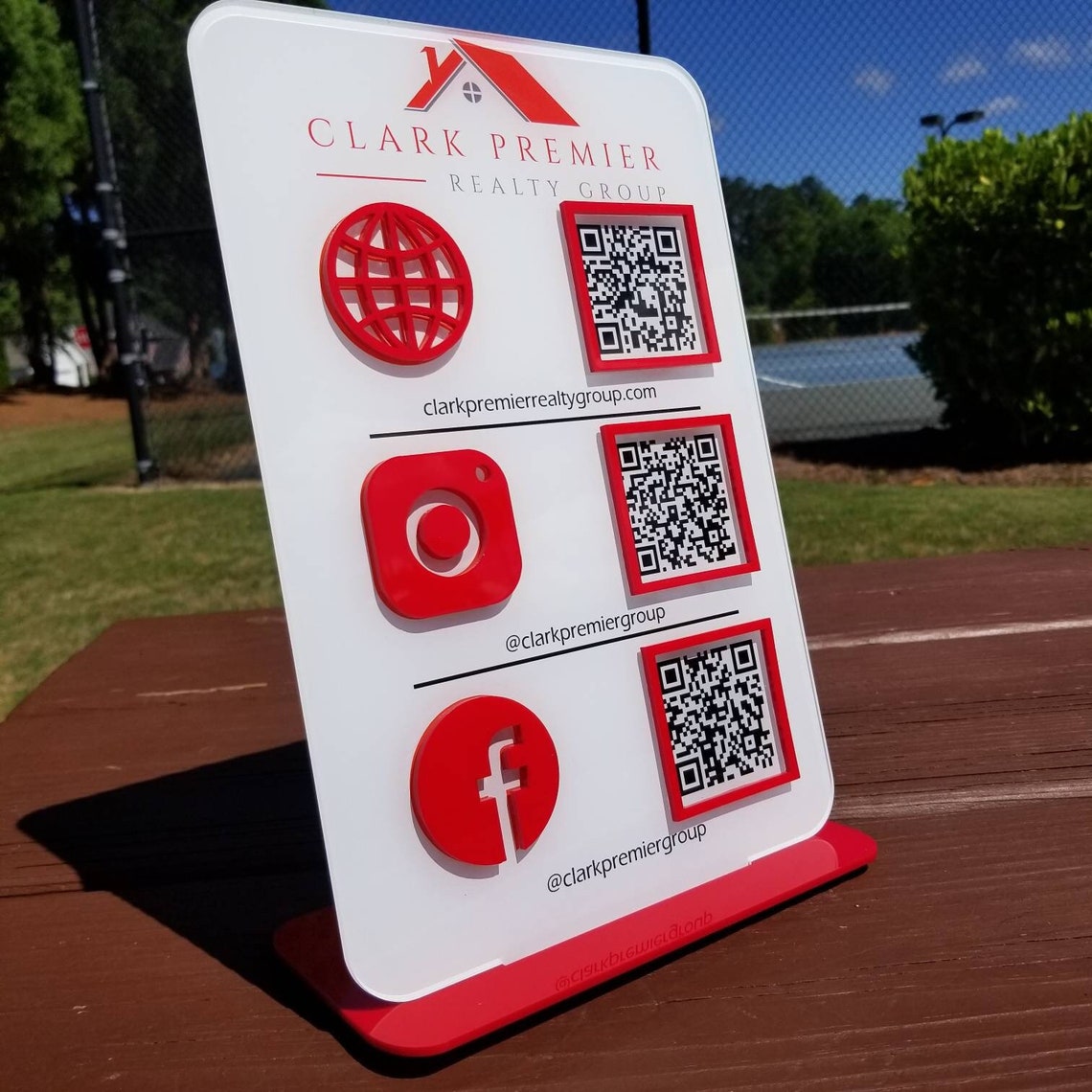 3 Icon QR Code Multi QR Code QR Code Sign Business | Etsy