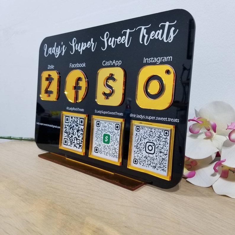 4 Icons QR Code Multi QR Code Qr Code Sign Qr Code Sign - Etsy