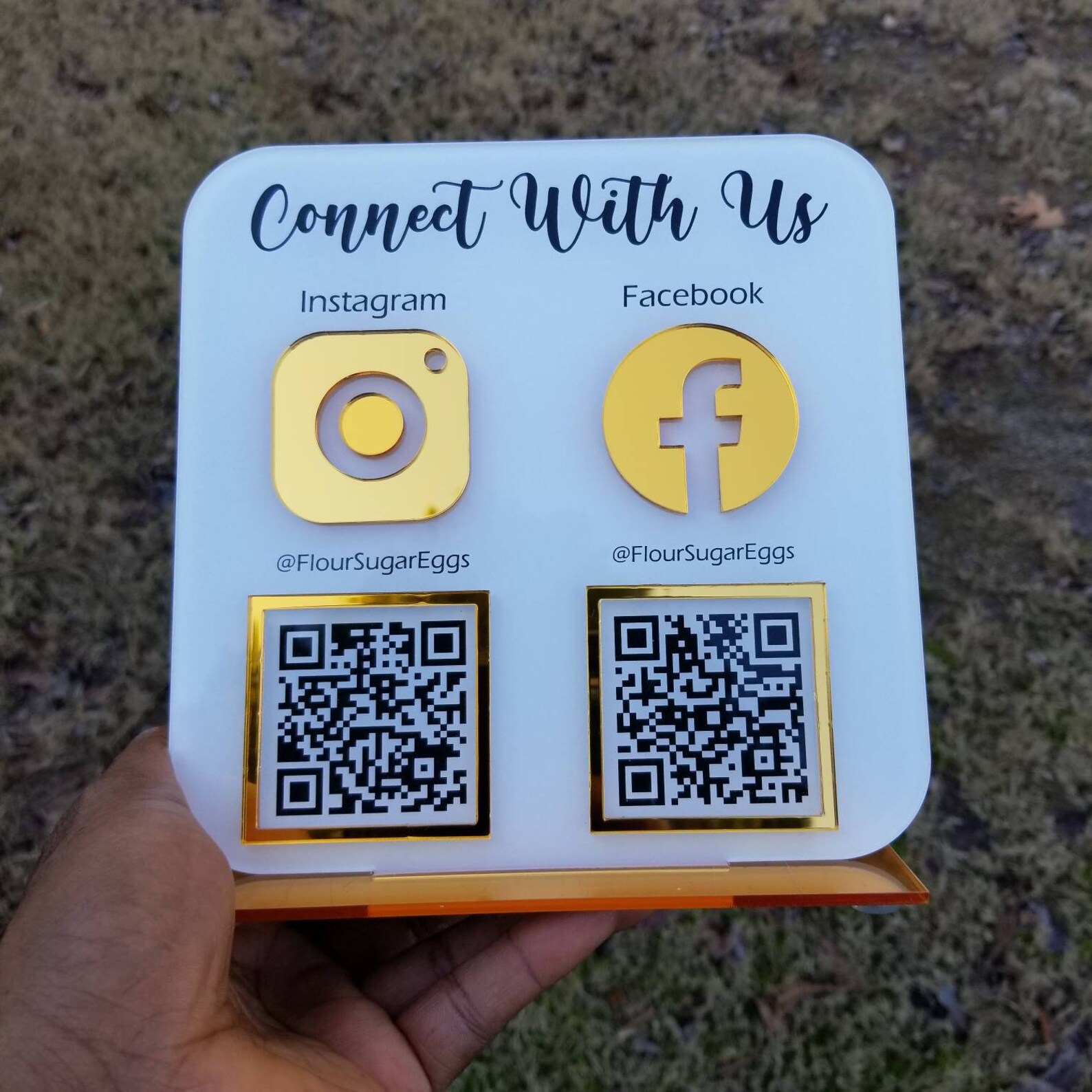 Social Media Sign | Let's Get Social Sign | Follow Us on Social Media ...