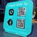 Pop up Shop Sign | Multi QR Code | QR Code Sign | Instagram | Facebook ...