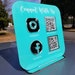 Pop up Shop Sign | Multi QR Code | QR Code Sign | Instagram | Facebook ...