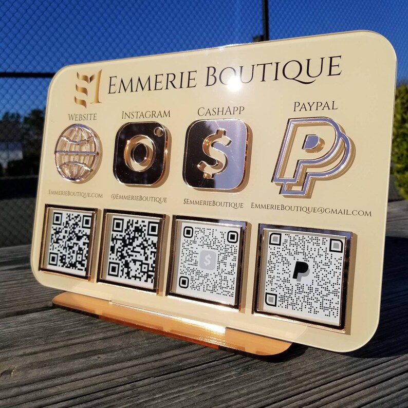 Scannable QR Code 4 Icons Qr Code Multi Qr Code Qr Code - Etsy