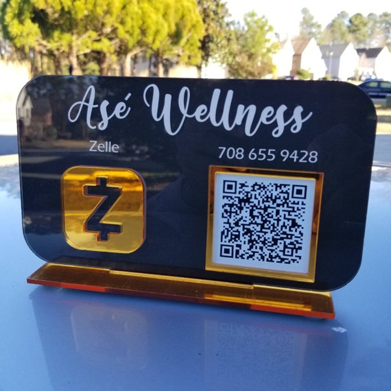 Zelle Qr Code Sign Cashapp Qr Code Sign Venmo Qr Code Sign | Etsy