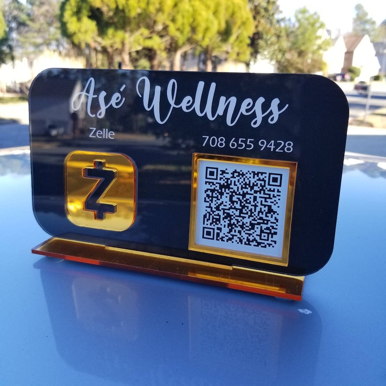 Zelle Qr Code Sign Cashapp Qr Code Sign Venmo Qr Code Sign | Etsy