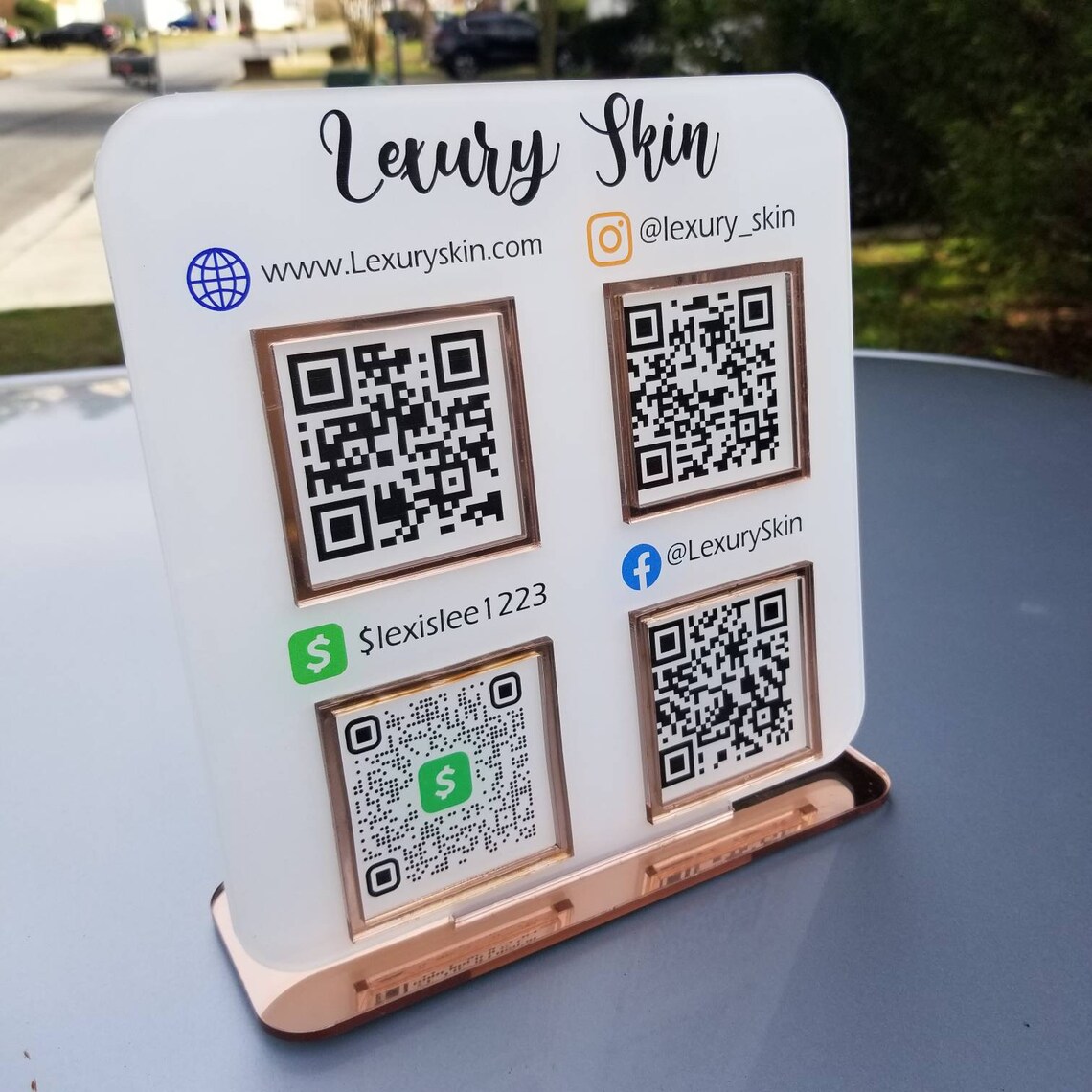 4 Icons QR Code Multi QR Code Qr Code Sign Custom Pay - Etsy