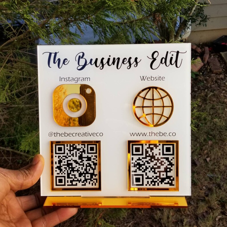 Custom Business Sign | QR Payment Sign | Venmo Sign | Gift for Girl ...
