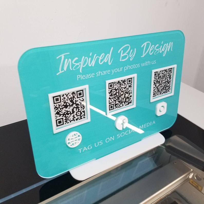 QR Code Sign 3 Icon QR Code Multi QR Code Business - Etsy