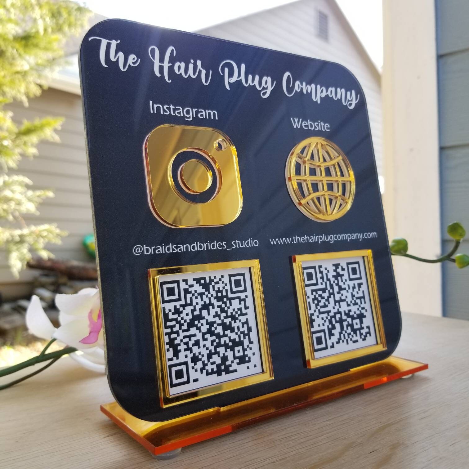 Instagram Sign for Business Multi QR Code Sign QR Code - Etsy