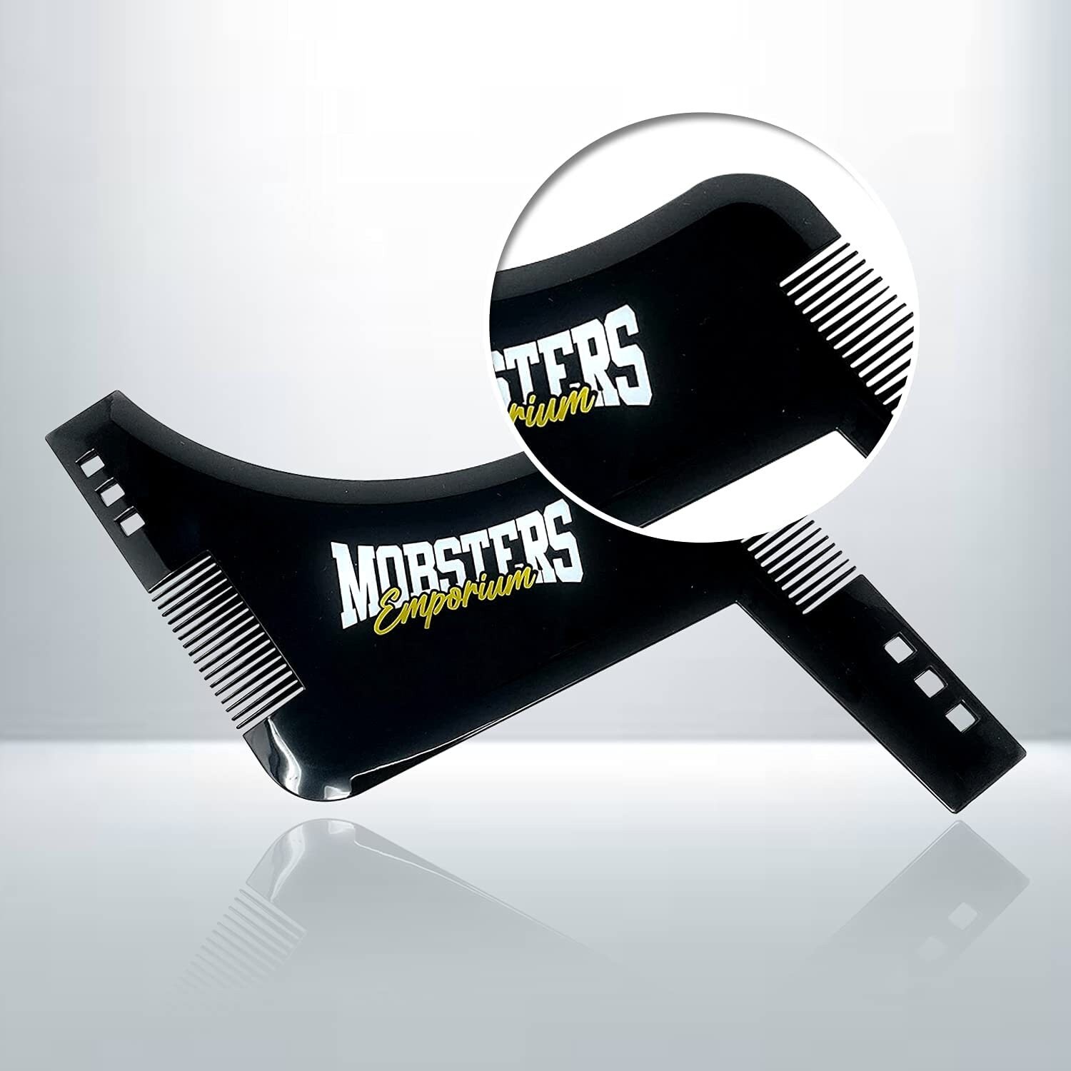 Mobsters Beard Shaping Template Plus Beard Comb All-in-one Tool - Etsy