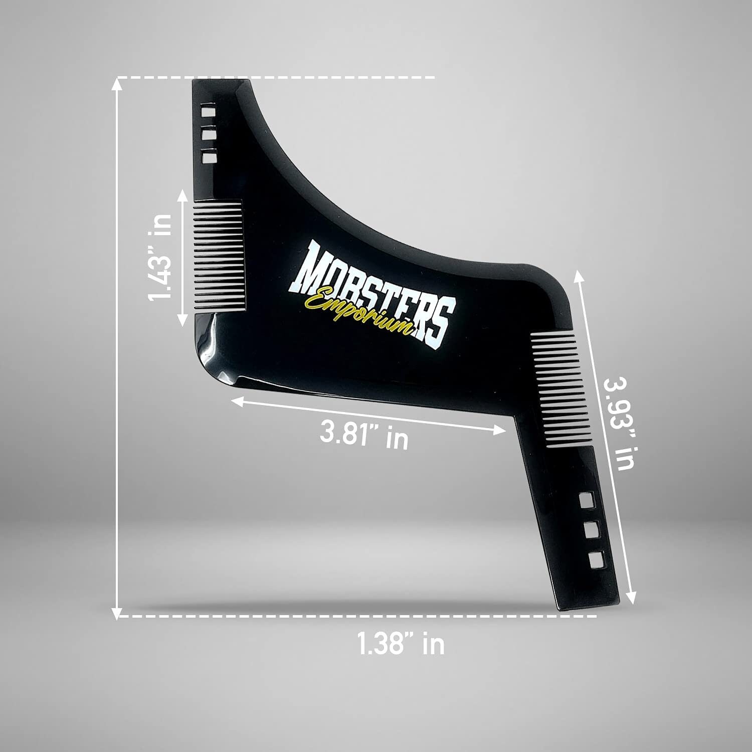 Mobsters Beard Shaping Template Plus Beard Comb All-in-one Tool - Etsy