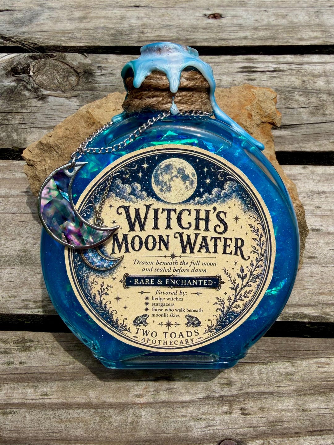 Witch’s Moon Water Potion Bottle - Etsy