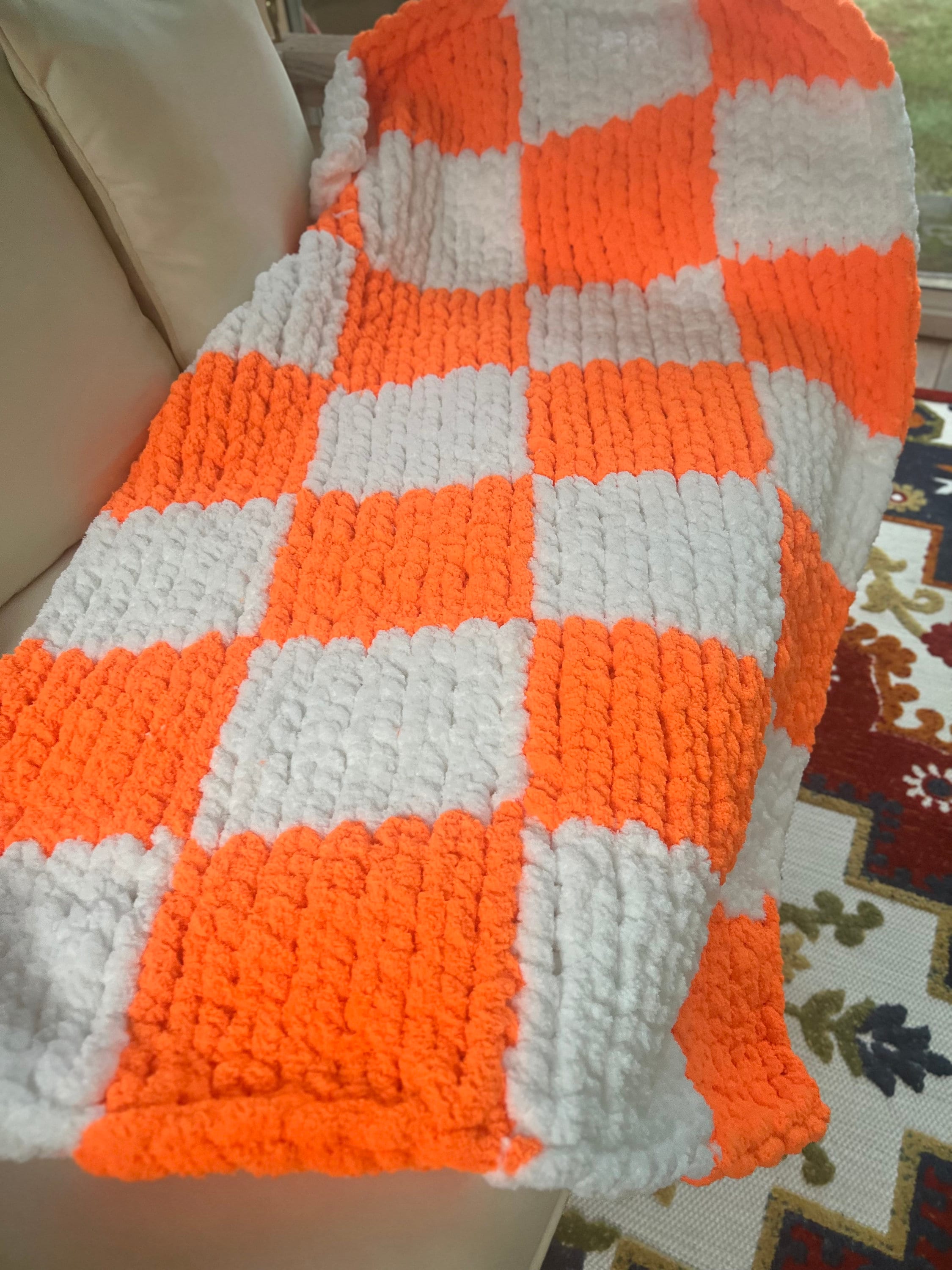 TENNESSEE VOLS, Chunky Blanket With Logo, Football Gift, Graduation ...