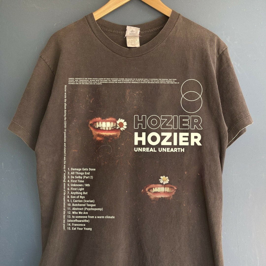 Hozier Unreal Unearth Album 2024, Unreal Unearth Tracklist Hozier Tshirt Shirt ,bootleg Hozier ...
