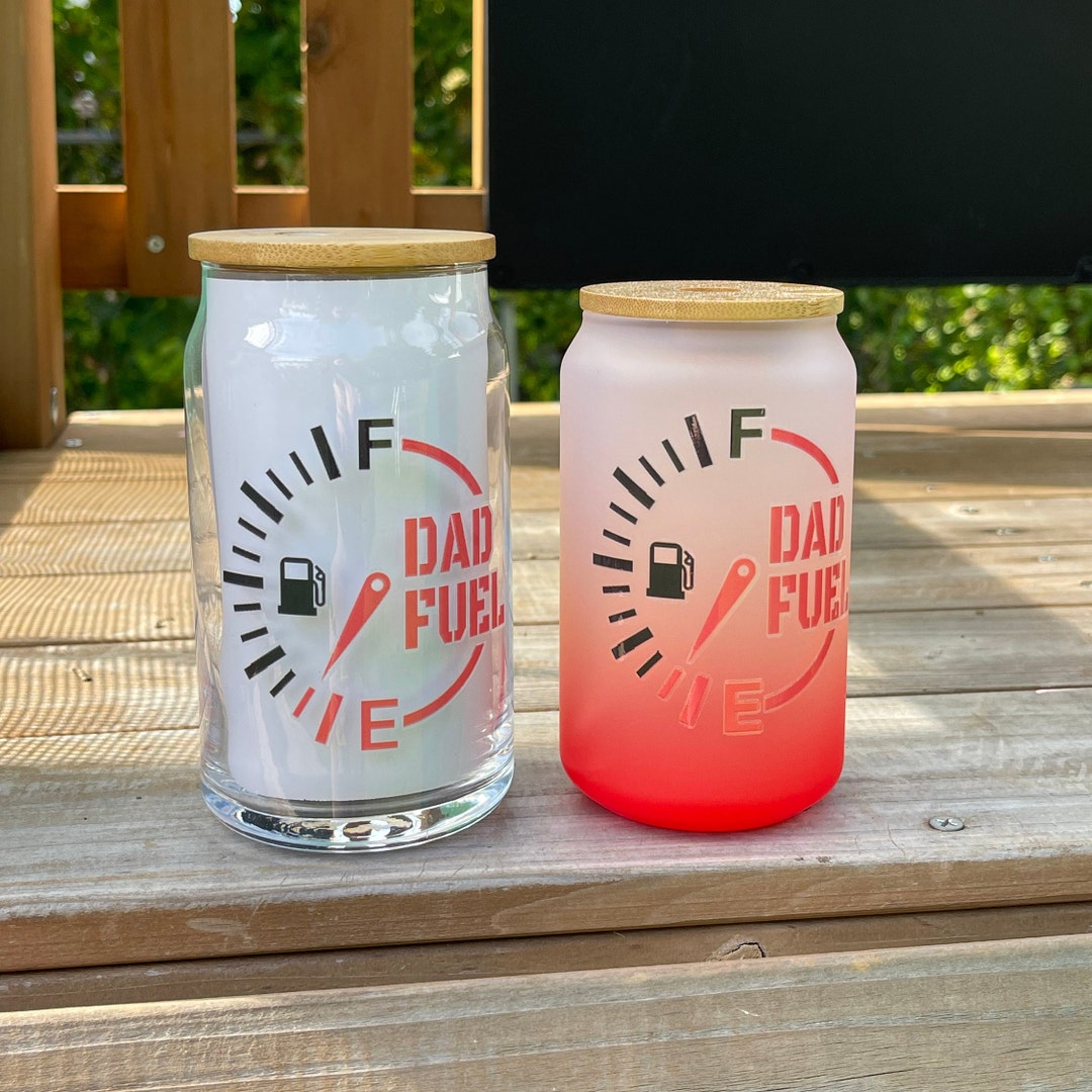 Dad Fuel Glass Can - Etsy
