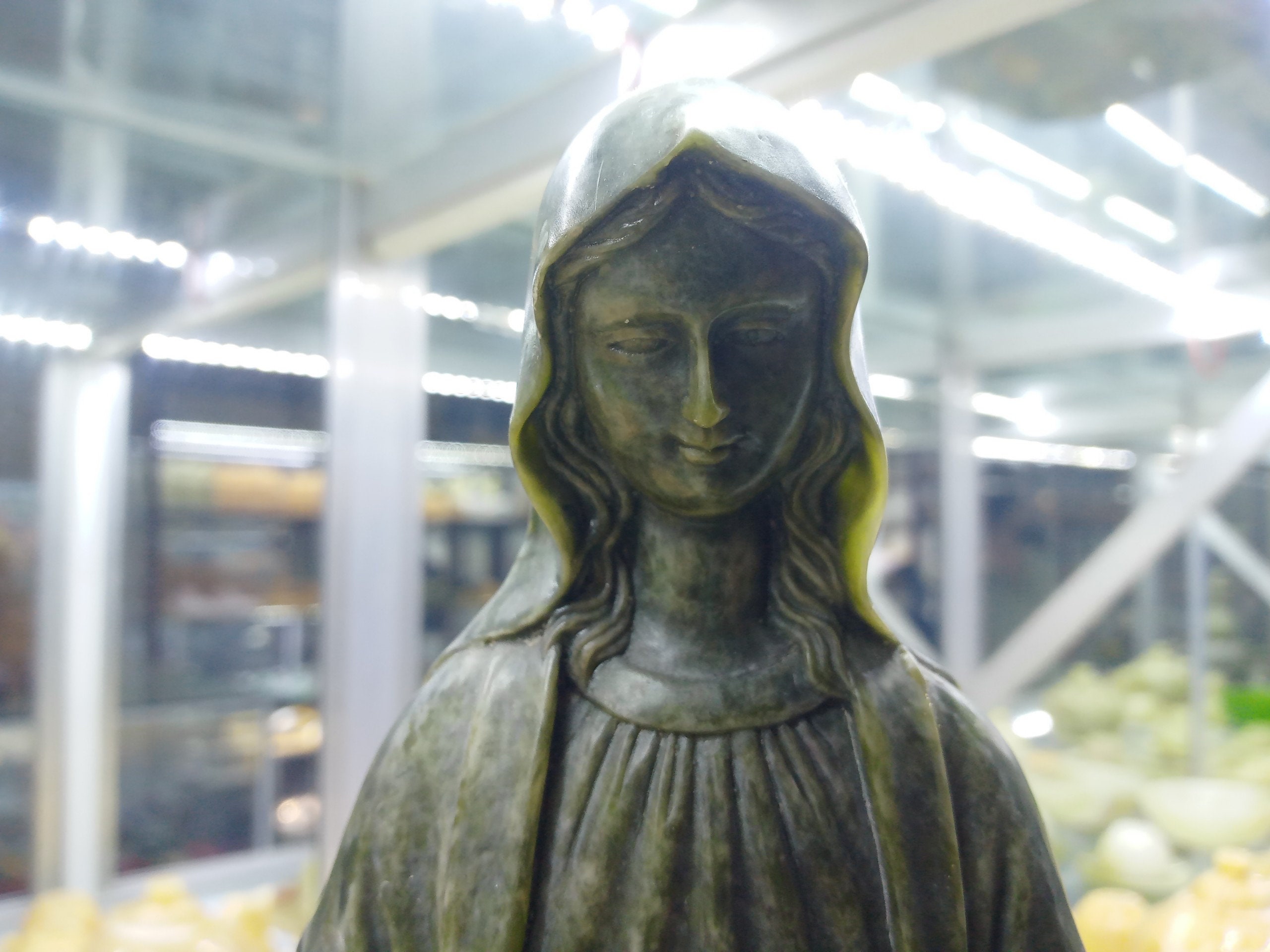 Lady Blessed Virgin Mary Maria Stone Statue Catholic Statue - Etsy