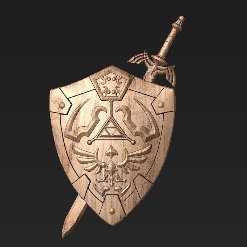 3d Print Zelda Shield - Etsy