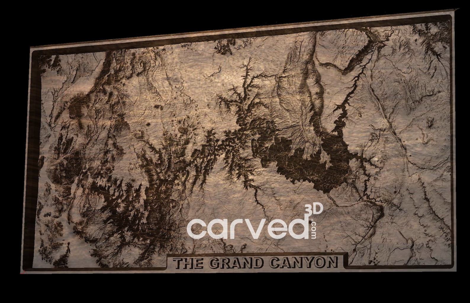 Grand Canyon Topographic Map 3D STL for CNC Carving and 3d Printing - Etsy