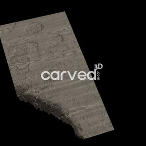 Alberta Canada 3D STL Terrain Model for CNC and 3d Printing - Etsy