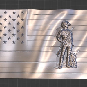 Minuteman 1776 Revolutionary War 3D STL Model - Etsy