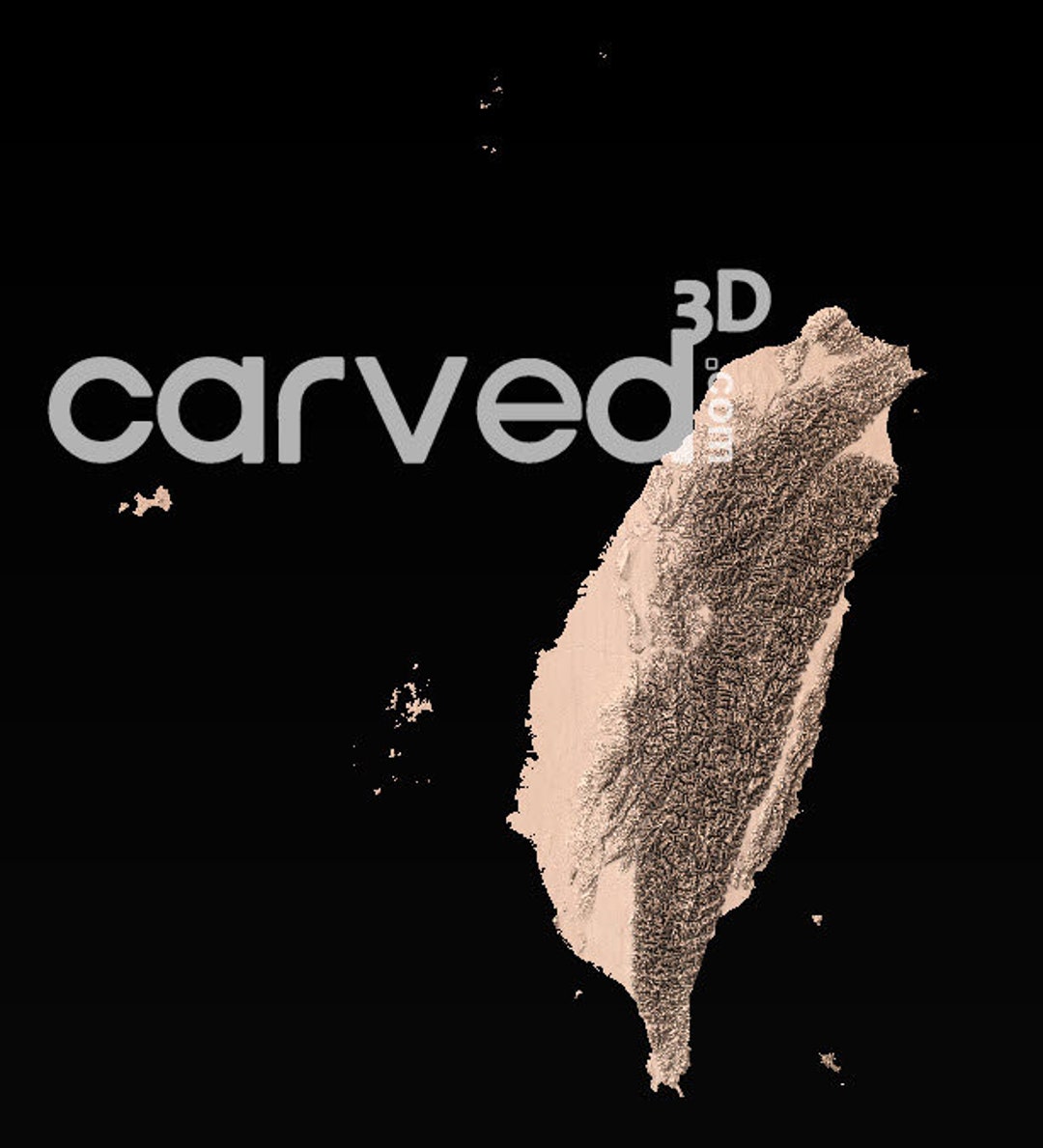 Taiwan Cnc, Topo, Topographic, Map, Terrain, Relief, Country, Mill ...