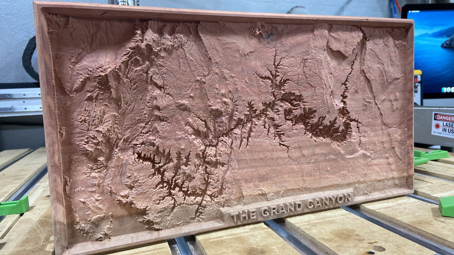 Grand Canyon Topographic Map 3D STL for CNC Carving and 3d Printing - Etsy
