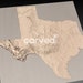 Texas State Topographic Terrain 3D Model STL Map Model for CNC Milling ...