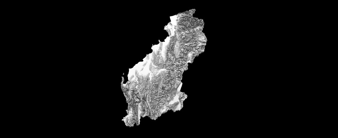 Albania Topographic Terrain 3D Map Model for CNC Milling and - Etsy