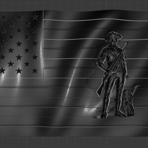 Minuteman 1776 Revolutionary War 3D STL Model - Etsy