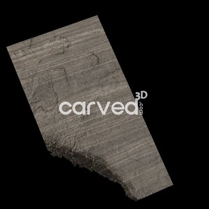 Alberta Canada 3D STL Terrain Model for CNC and 3d Printing - Etsy
