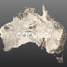 Australia Topographic Terrain 3D Map Model for CNC Milling and Printing ...