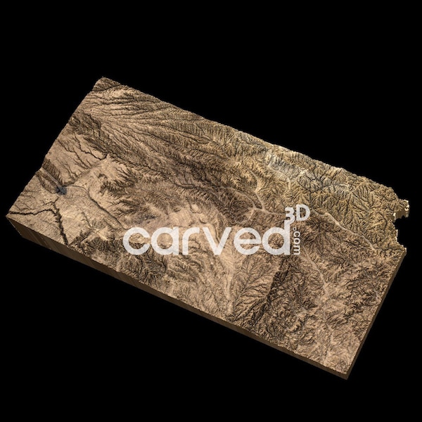 Topographic Map Cnc - Etsy