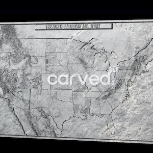 USA Staggered State 3d Model for CNC Carving and 3d Printing - Etsy