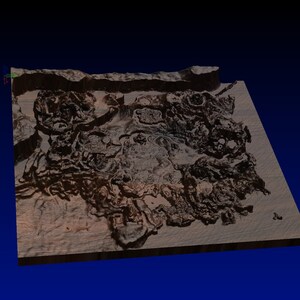 Zelda Breath of the Wild Topographic Map for CNC Carving and 3d ...