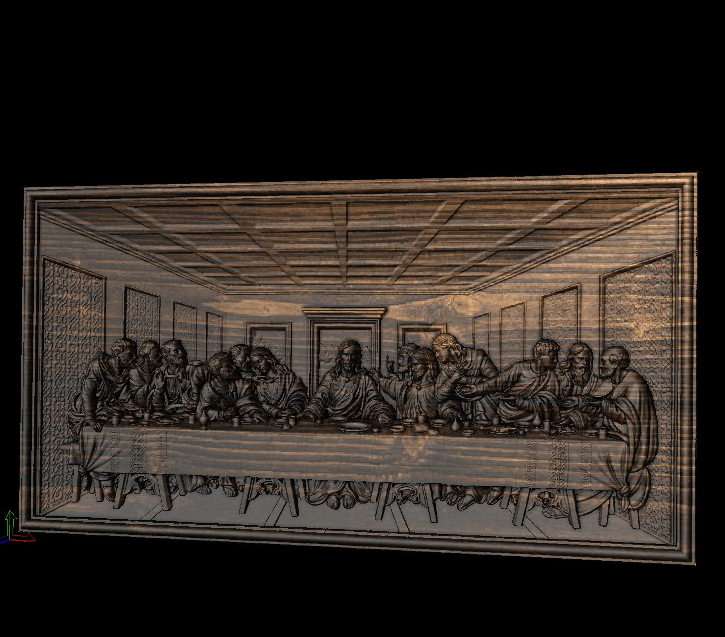 The Last Supper 3D Model STL Model for CNC Milling and - Etsy UK