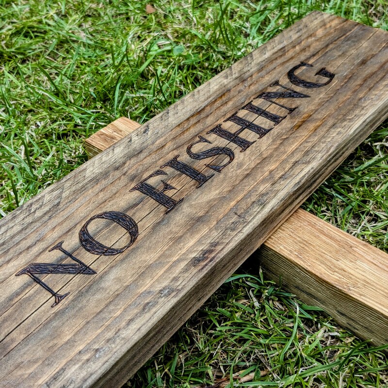 Pyrography Sign - Etsy