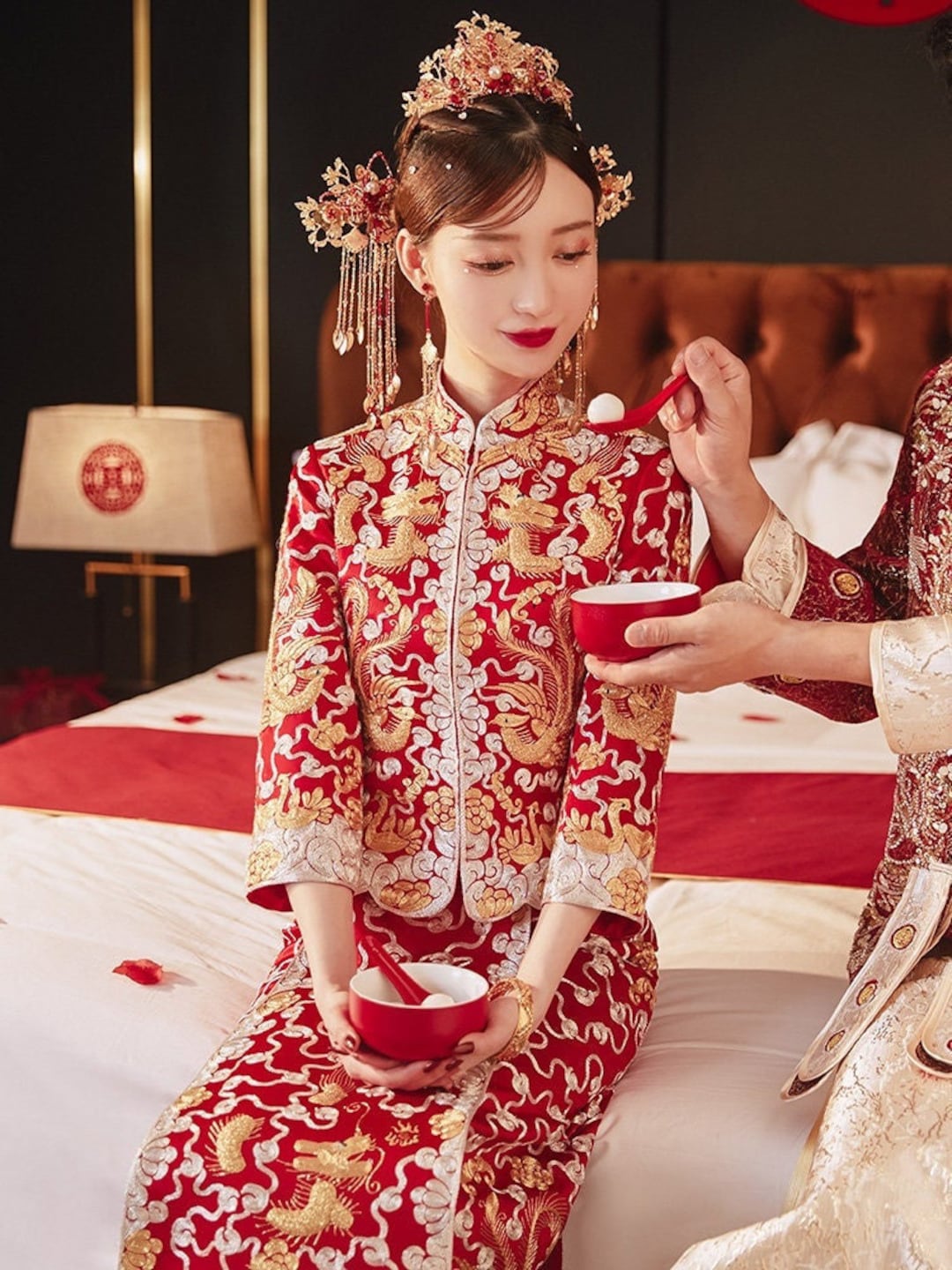 Chinese Wedding Dress Qun Kwa Traditional Chinese Dress Etsy chinese-wedding-dress-qun-kwa-traditional-chinese-dress-etsy